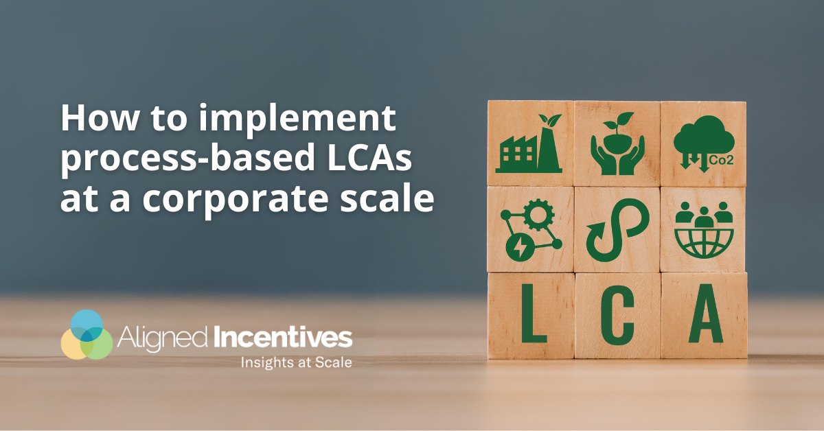What is a process-based life cycle assessment (LCA) and how can you implement it at a corporate ...