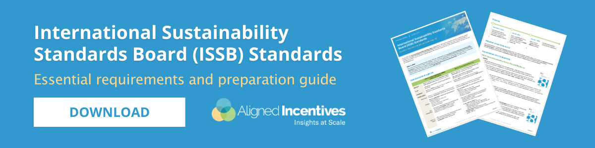 ISSB standards: A guide for companies - Aligned Incentives